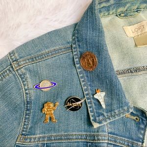 NASA | Accessories | New Gold Nasa Enamel Pins Set Of 5 | Poshmark